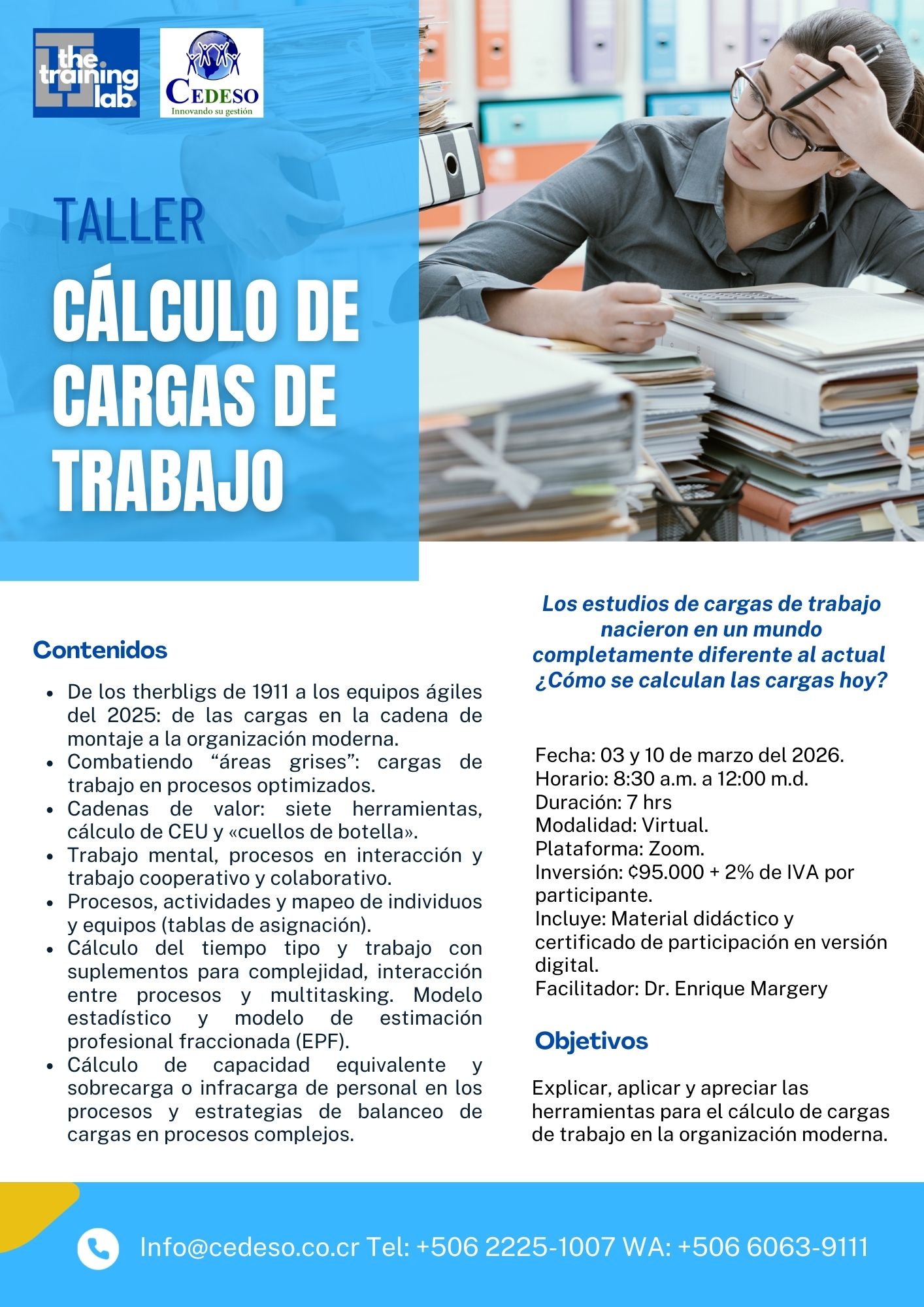 Cedeso - Cálculo de cargas de trabajo